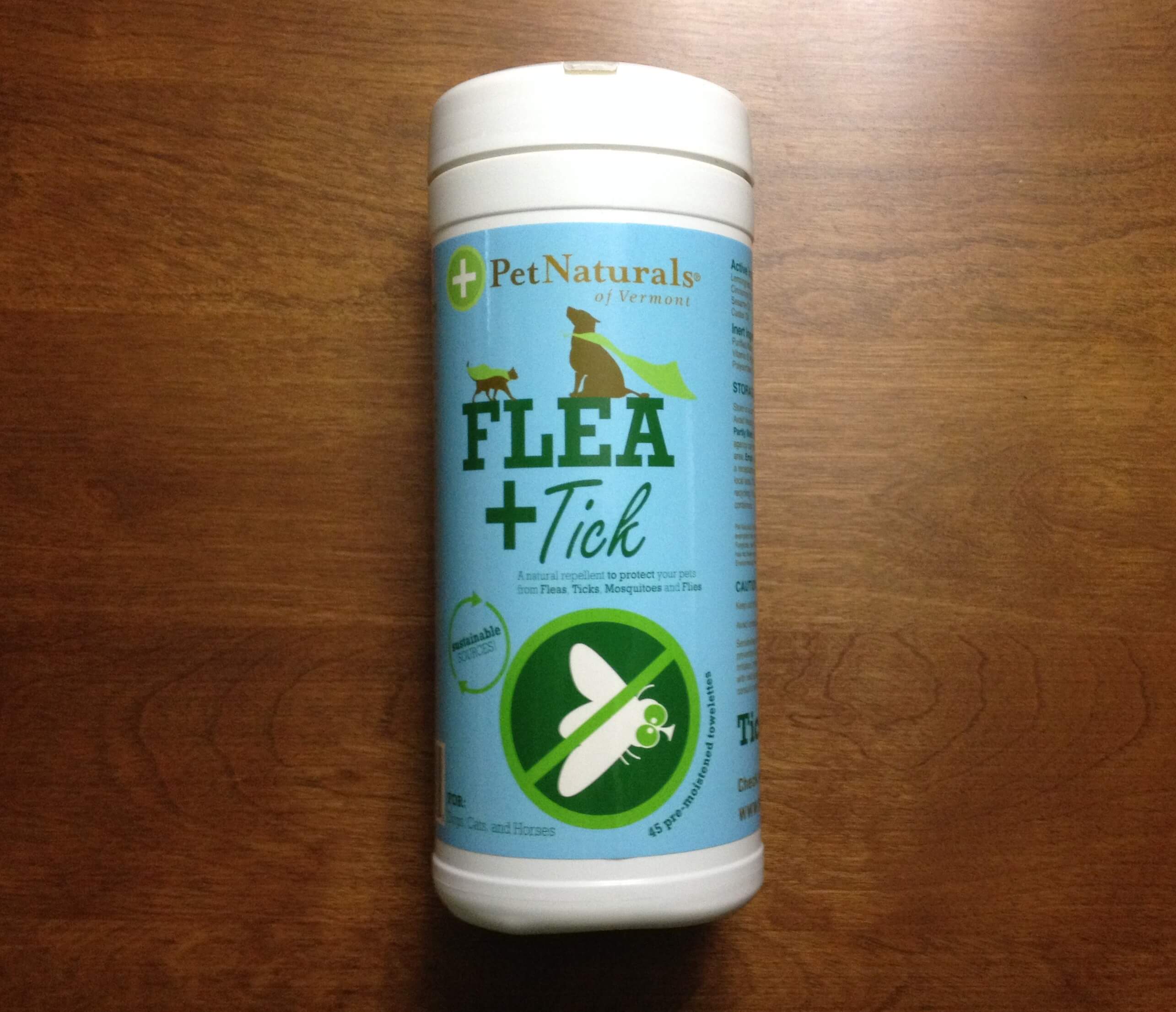 Pet Naturals of Vermont Flea + Tick Repellent Wipes