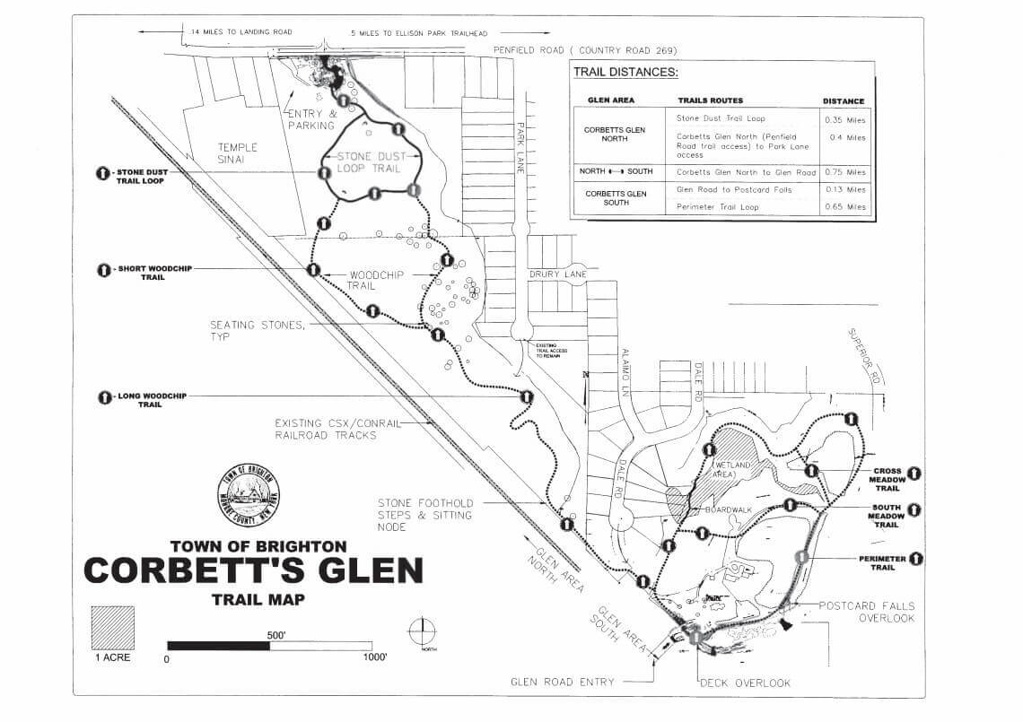 Corbett's Glen - Cascading Waterfall's Near Rochester, NY
