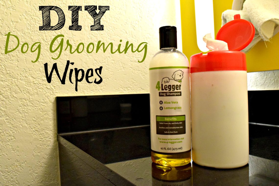 Making DIY Dog Grooming Wipes - Perfect for on the Go!